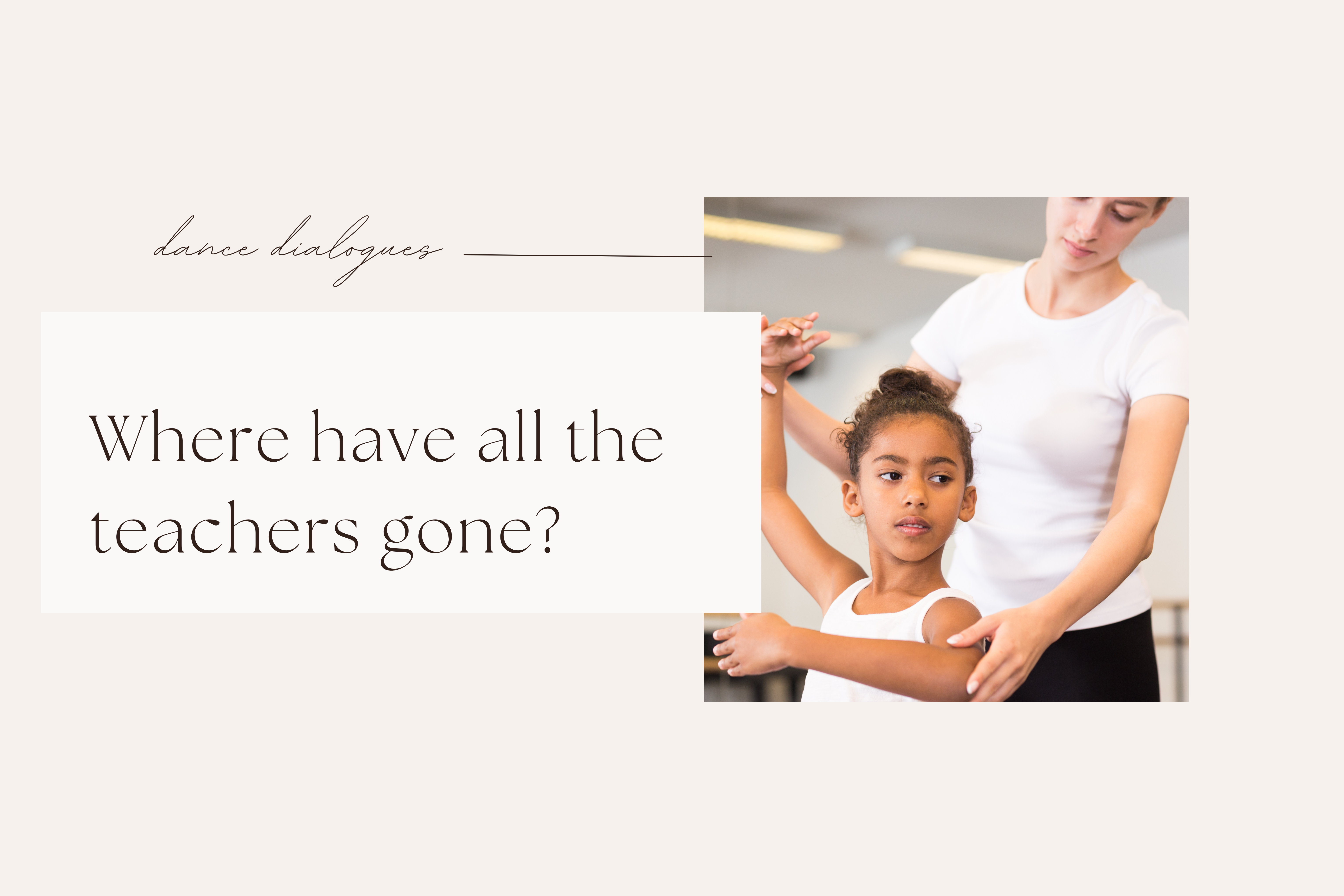 Where have all the teachers gone? – Kate Grazioli